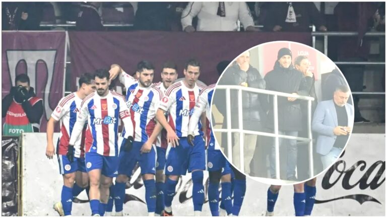 Fiul afaceristului implicat în falimentul Rapidului, surprins în lojă ...